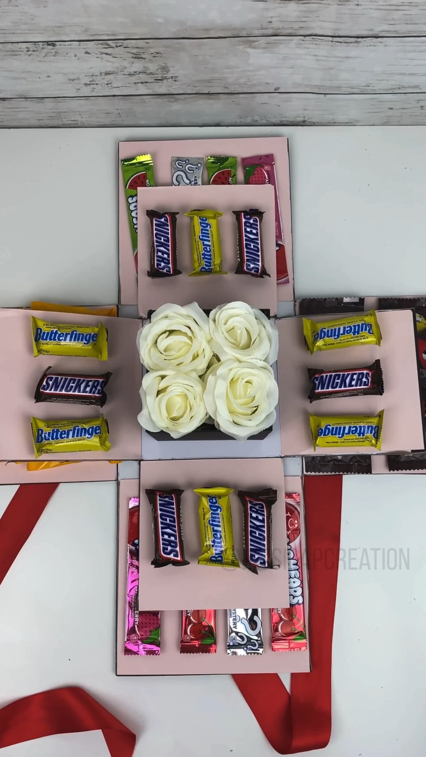 Candy Explosion Box! Super easy tutorial!