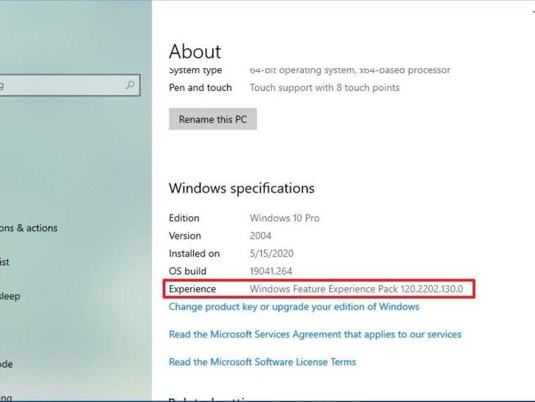 What is the Windows 10 Windows Feature Experience Pack?