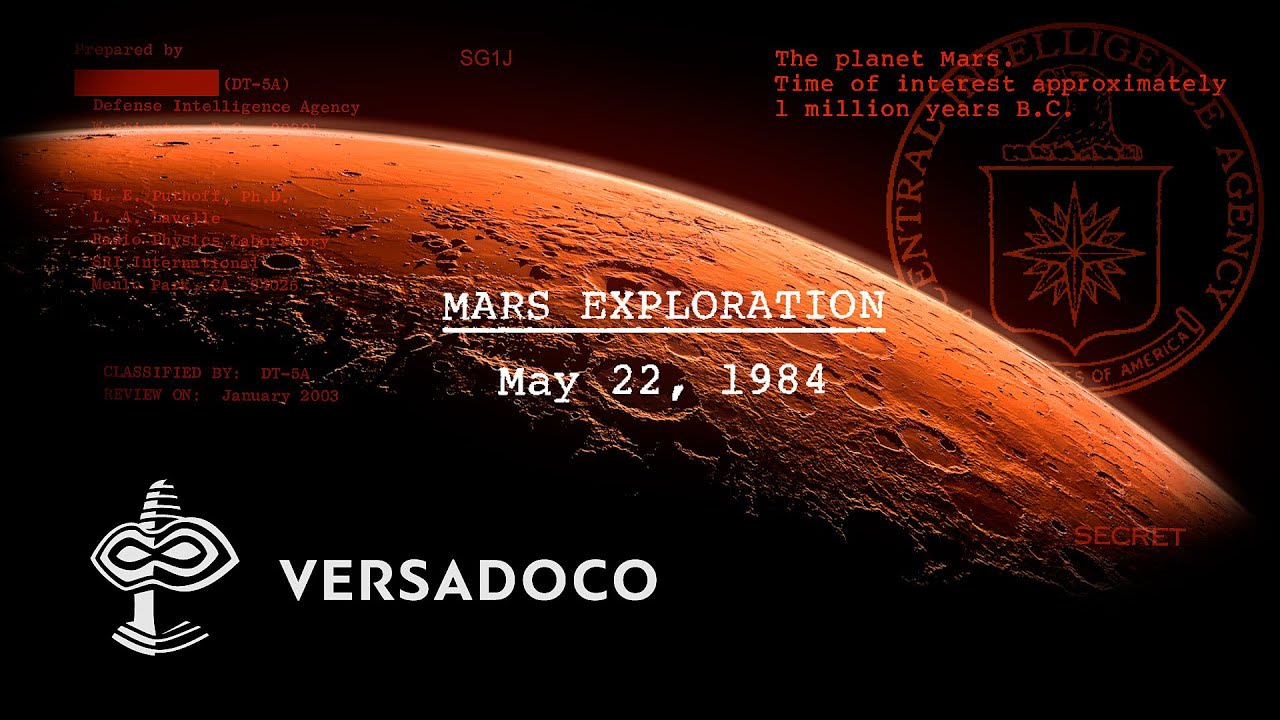 Video describing a CIA remote viewing session of Mars. The remote ...