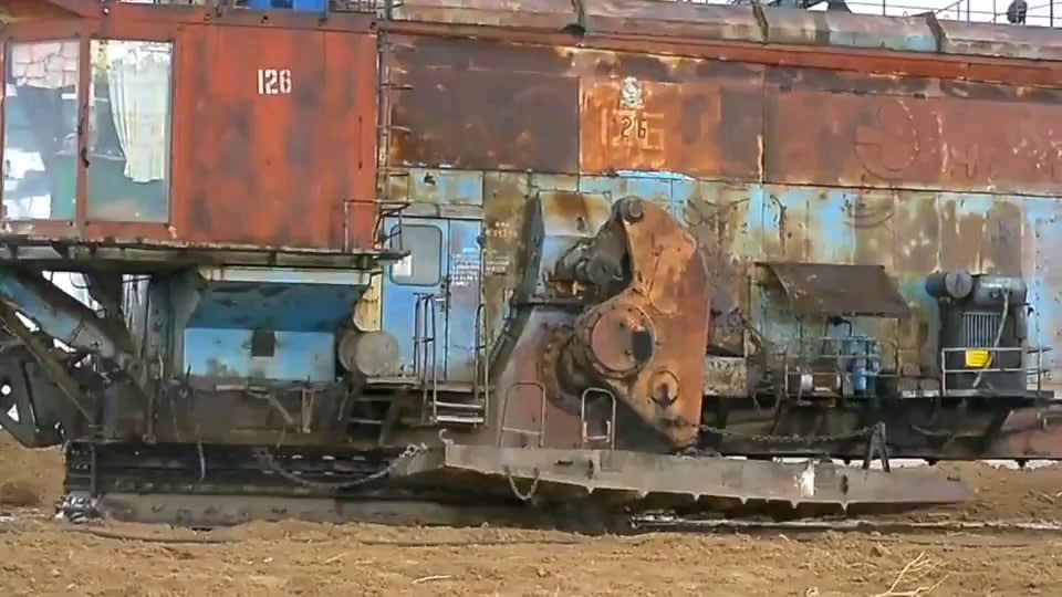 Soviet walking excavator built in 1979