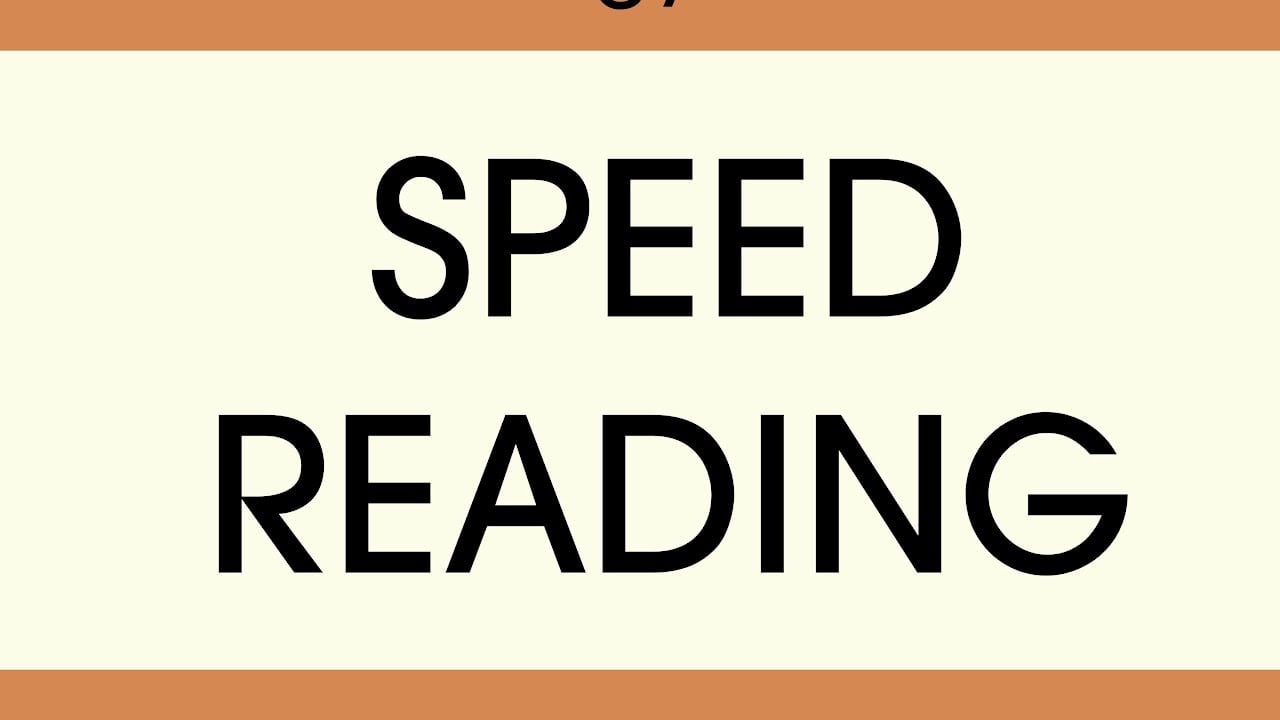 Speed Reading