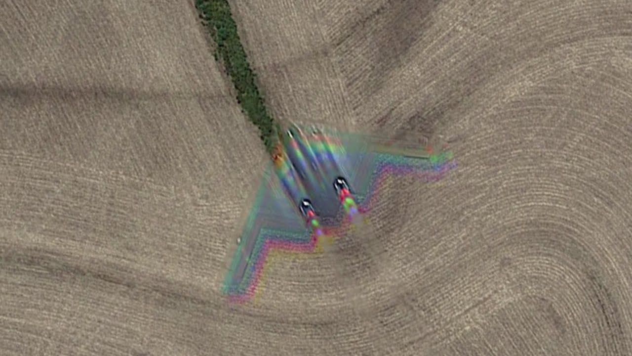 Google Earth Captures Stealth B2 Bomber Flying Over Farm Outside of ...