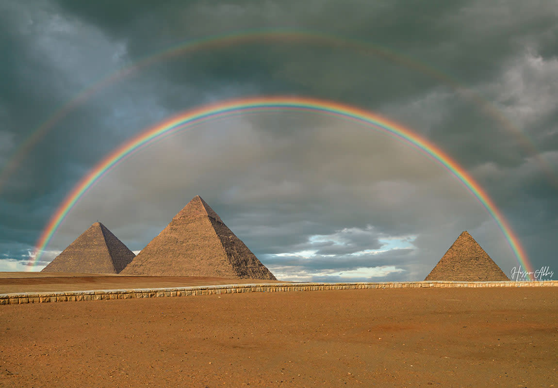 Rainbow in Egypt