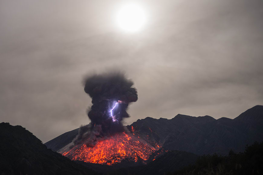 Martin Rietze, volcano Sakurajima,