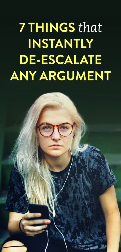 7 Things That Will Instantly De-Escalate An Argument