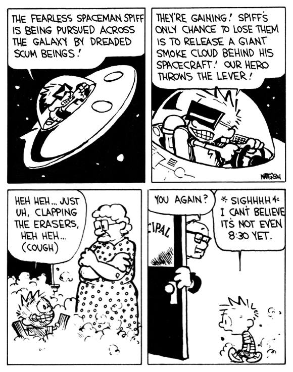 The fearless Spaceman Spiff...