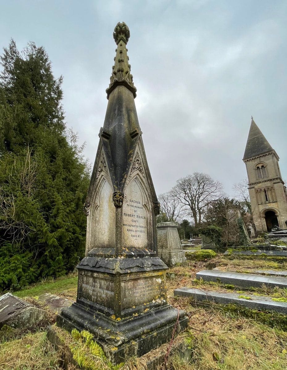 Day 29 of 31daysofgraves - Cemetery landscape. With the chapel on the ...