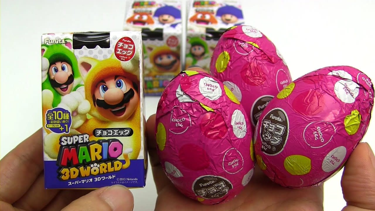 Japanese Candy & Snacks #201 Surprise Egg SUPER MARIO 3D WORLD