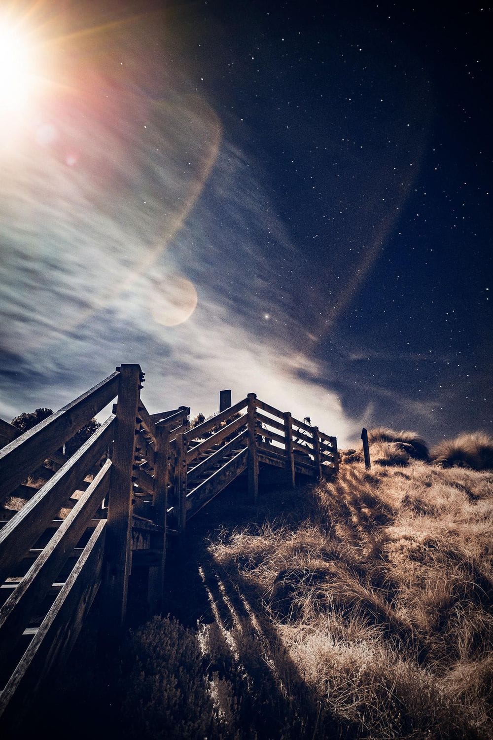 IR Moonscape under an almost full Moon last night - Fujifilm XT2 665nm ...