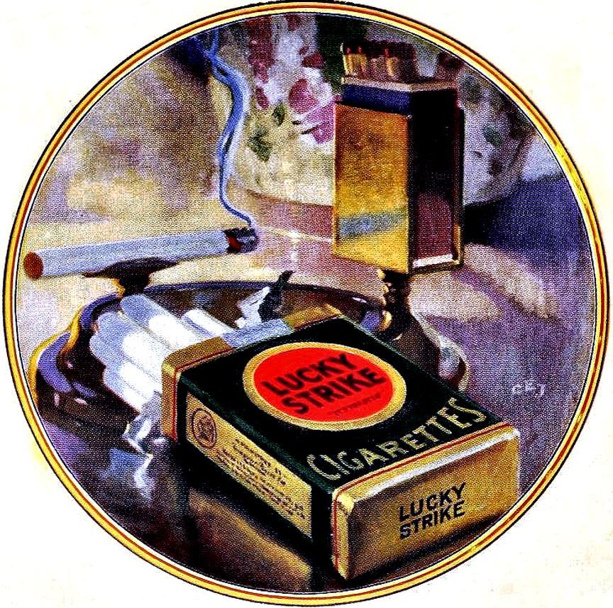 “LUCKIES” 1924 ad.