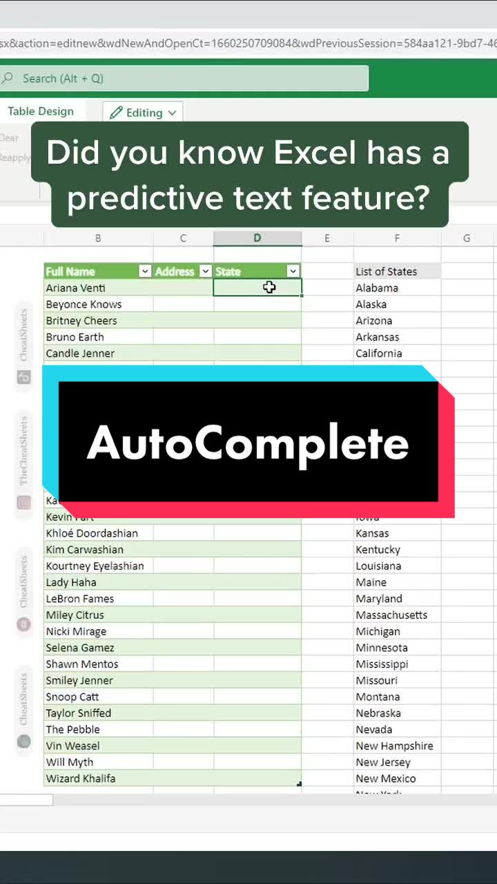 Excel Version: Excel Online #cheatsheets #excel #exceltips #excelftw #googlesheets #spreadsheet ...