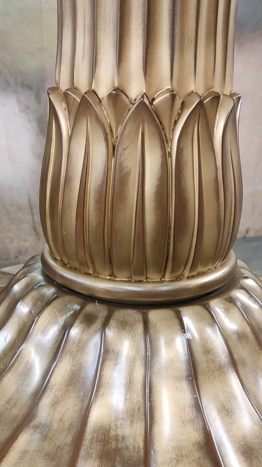 support for a glass table. hand-carved from an solid beech. covered ...