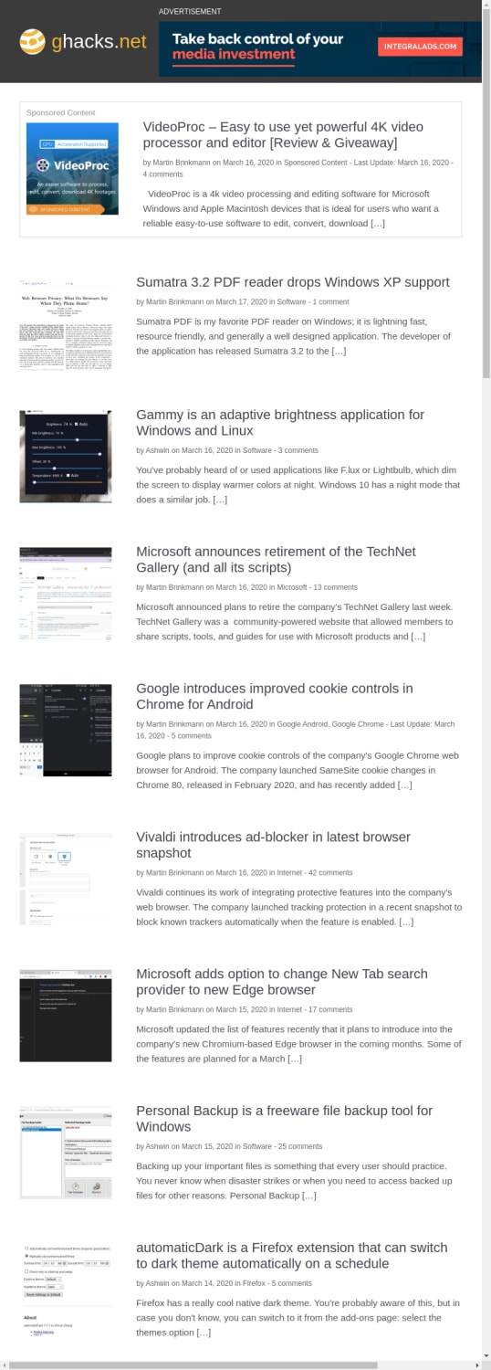 gHacks Technology News