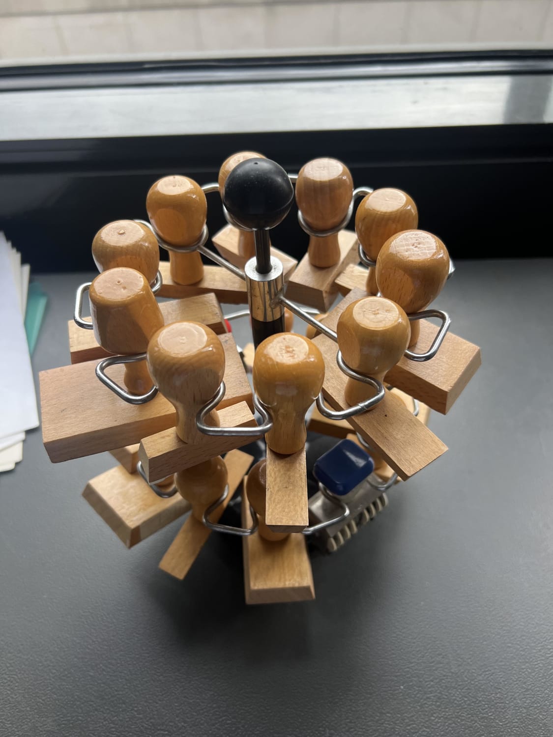 Double decker stamp holder