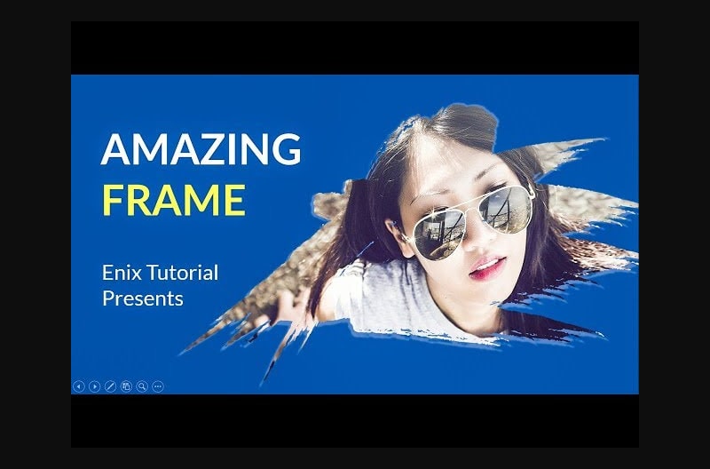 PowerPoint Tutorial: How to Design Frame PowerPoint Slide Presentation