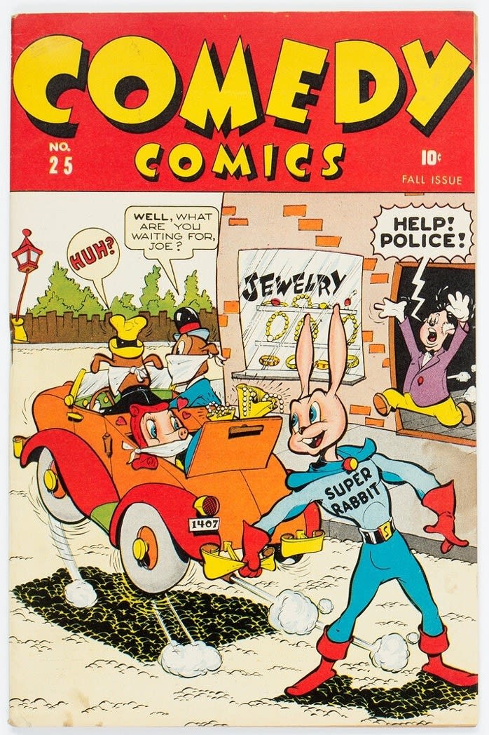 ''Comedy Comics'' N°25 (Timely, 1944) - Source Heritage Auctions.