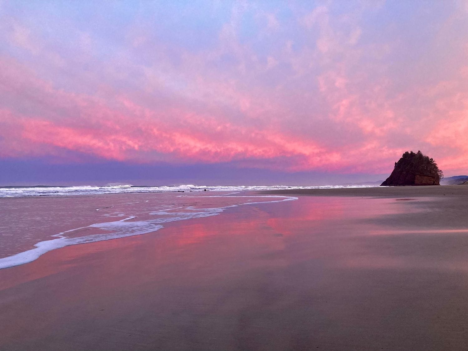 A little sunrise seaside hiking in Neskowin, Oregon