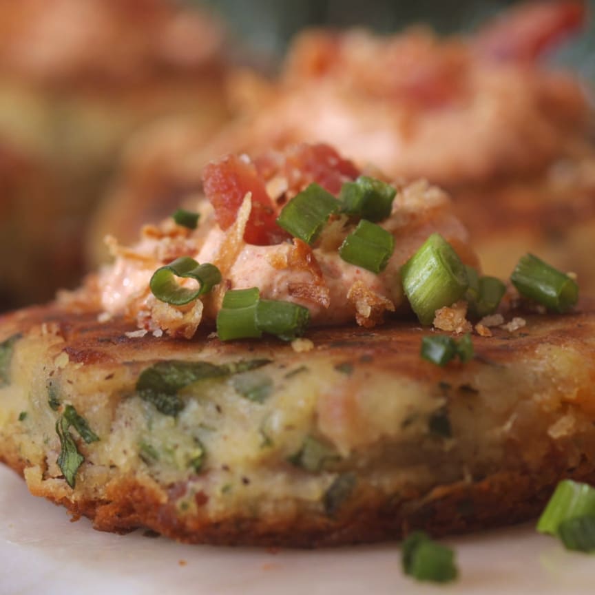 These Leftover Mashed Potato Cakes Are Unbelievable