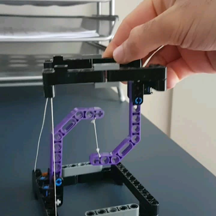 Lego tensegrity structure