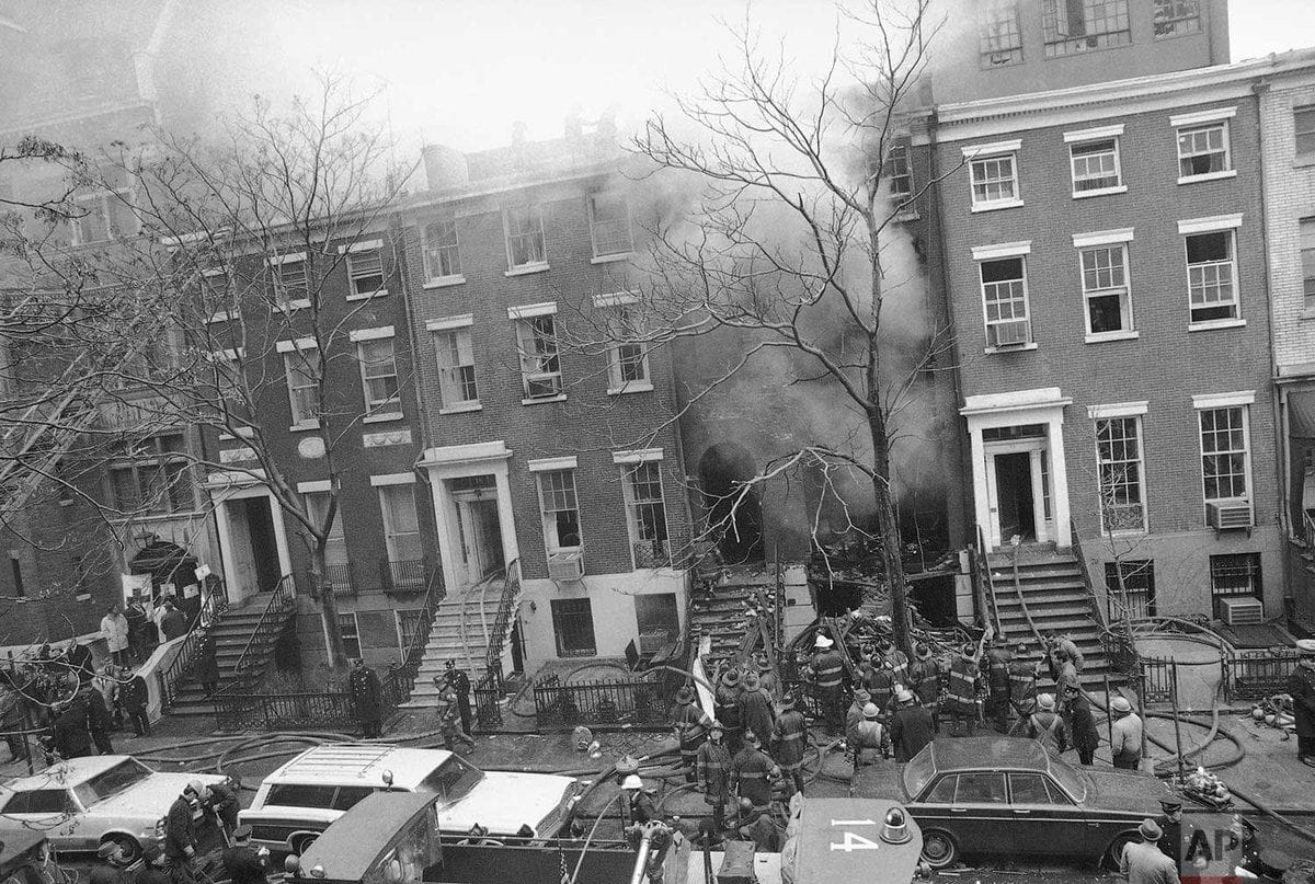 50 years ago today, a bomb being built inside a Greenwich Village ...