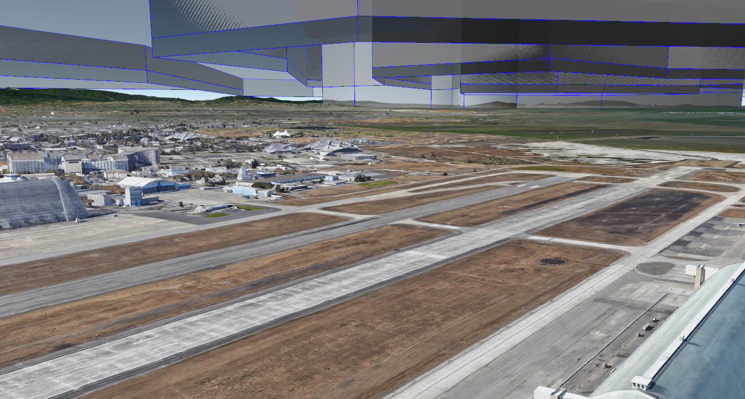 3D Airspace Map Inside Google Earth