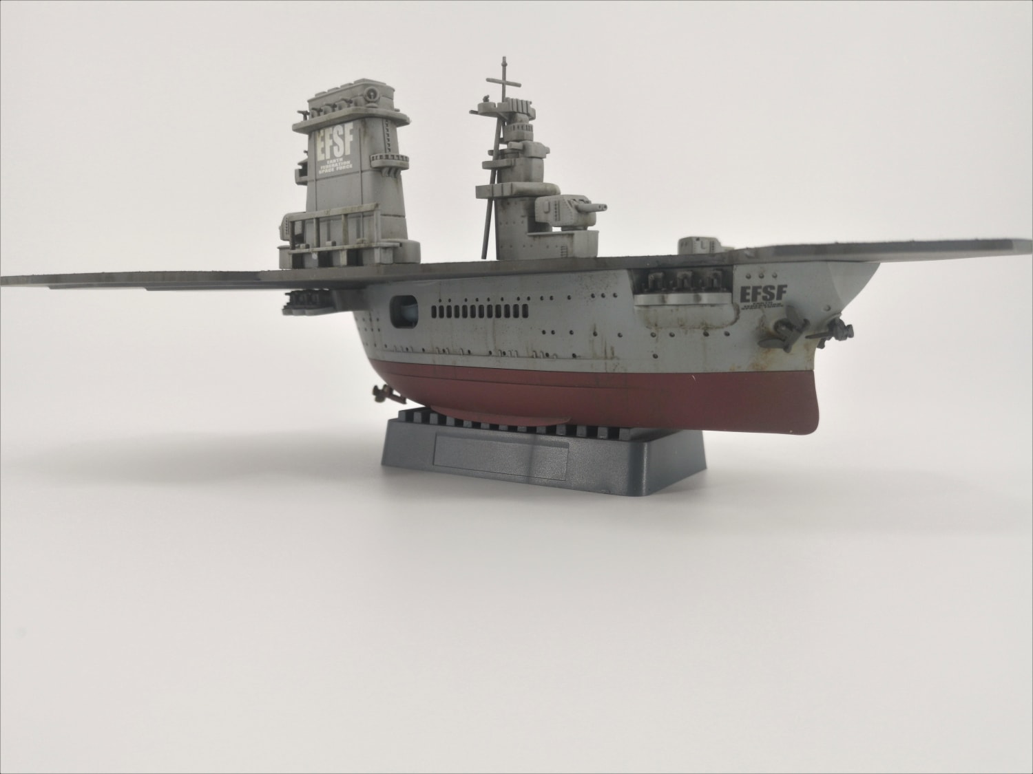 MENG Wb-001 Warship Builder Lexington. Custom deck to make SD Gunpla ...