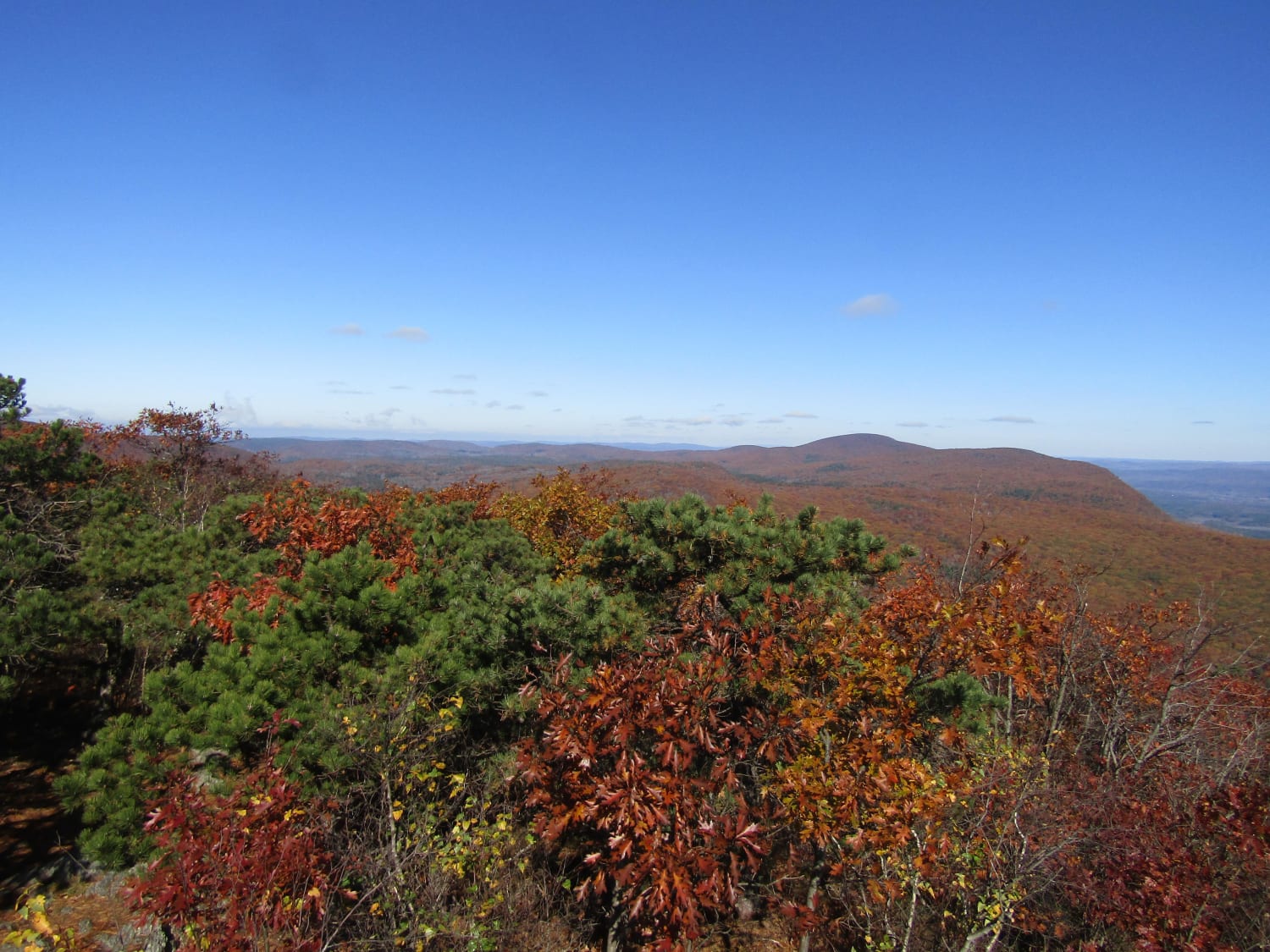 View from Bear Mountain, Connecticut's highest mountain I hiked on the ...