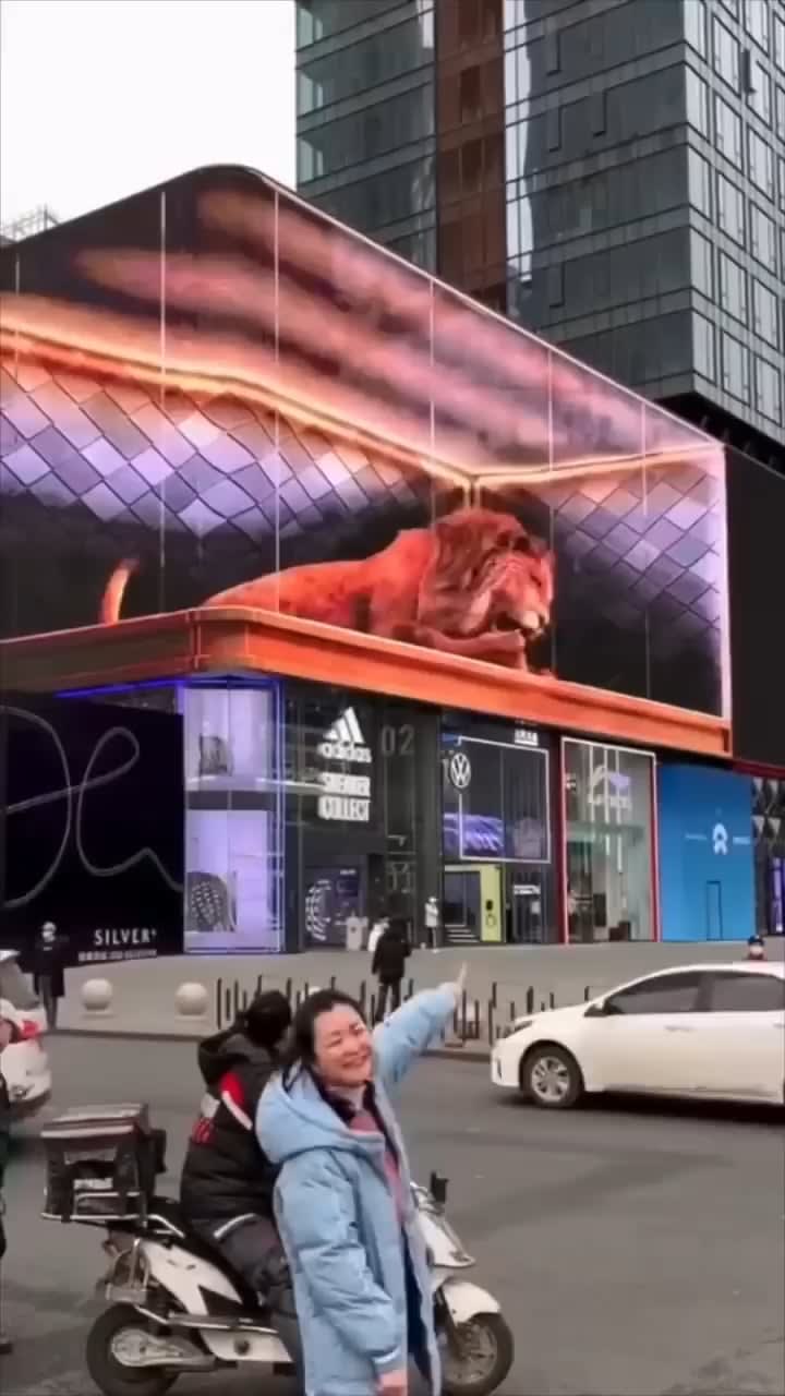 These 3D billboards look so real