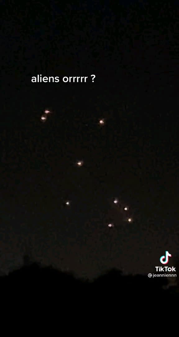 Shooting Star..Magic Orb...UFO looking thing