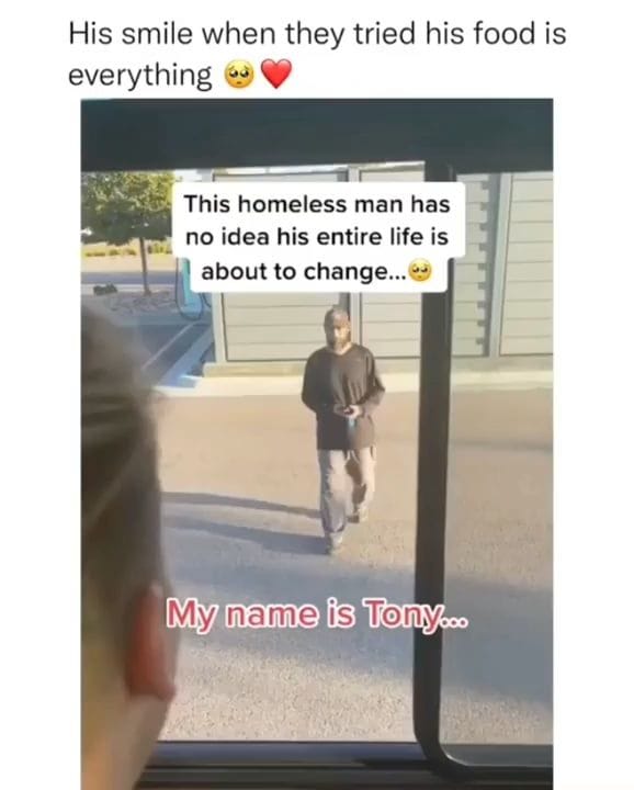 Charlie totally changed the life of a homeless man by making his dream ...