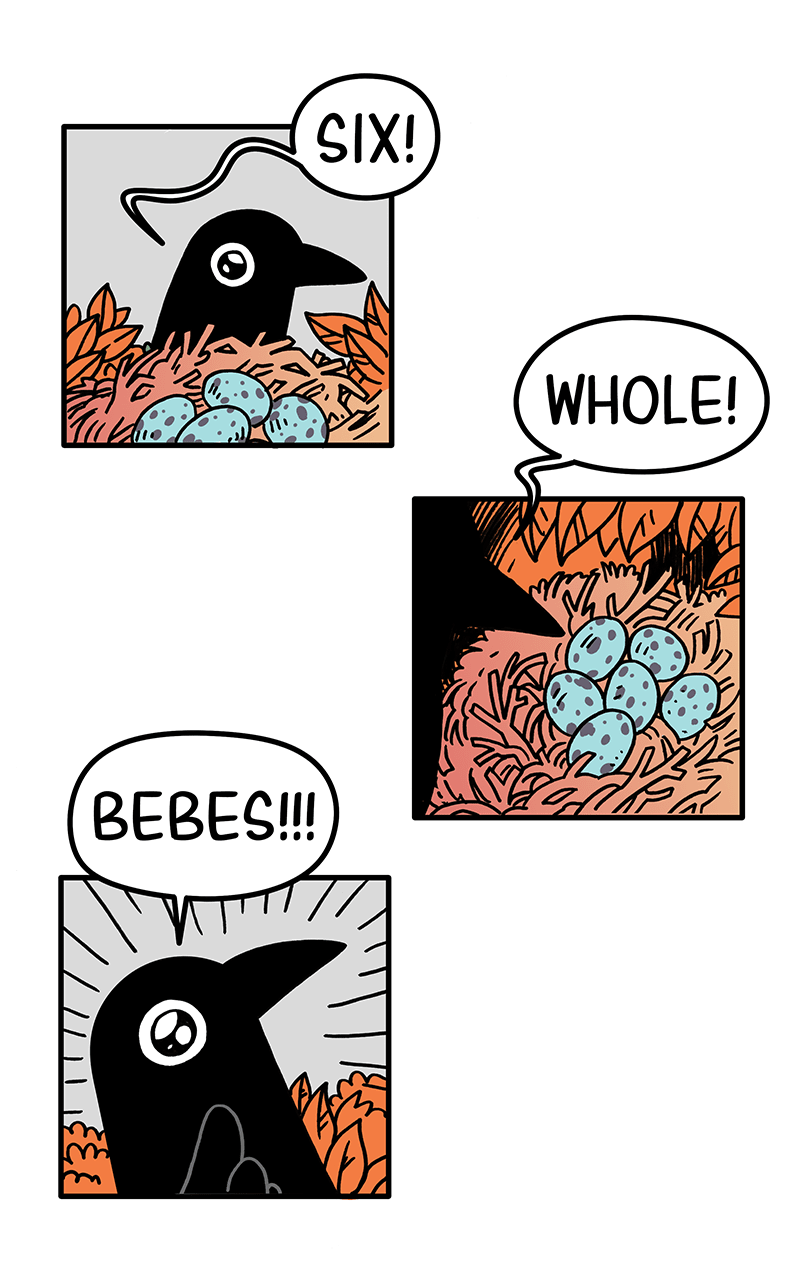 I forgot to post this Crow Time to tumblr! Here it is! I love Jellybean ...