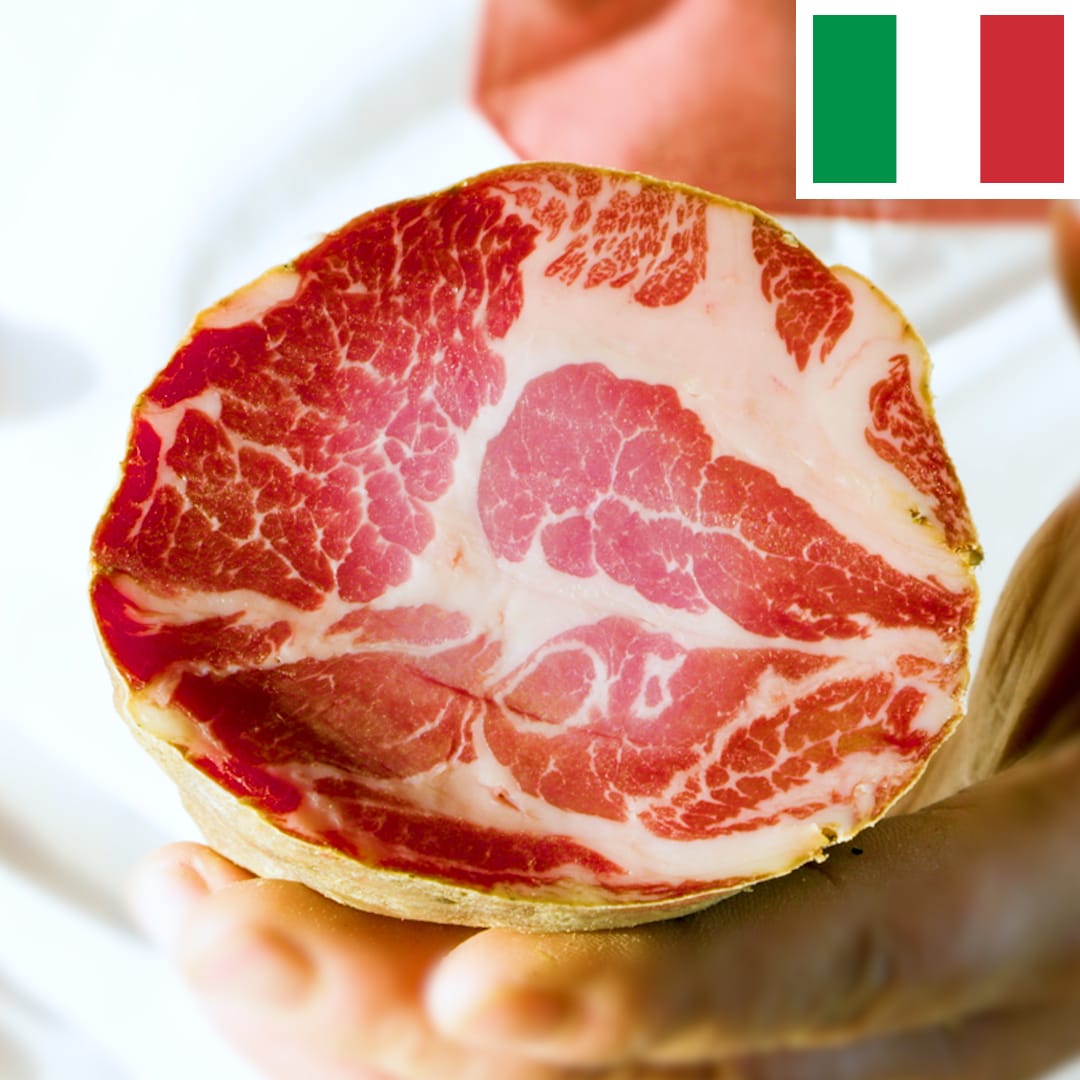 How cured pork capocollo is made in Italy