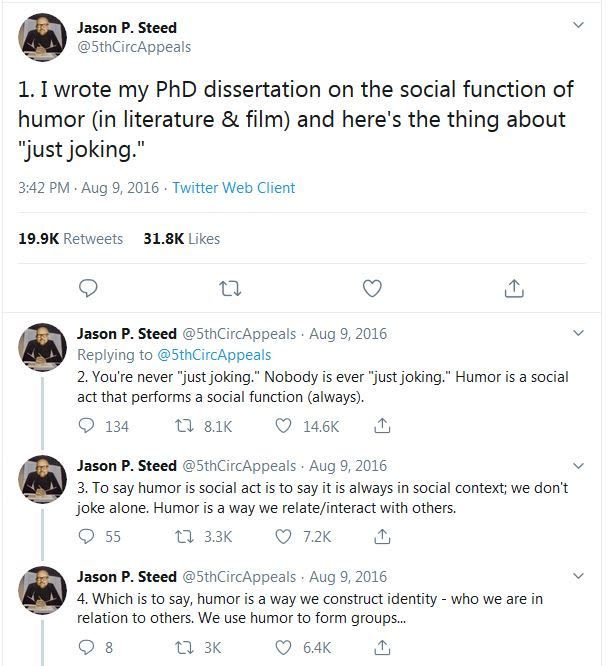 a thread about jokes.