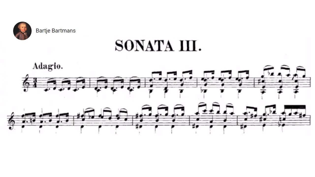 JS Bach's Violin Sonata No. 3, BWV 1005 is astounding