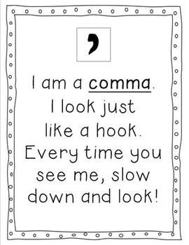 Punctuation Song Posters