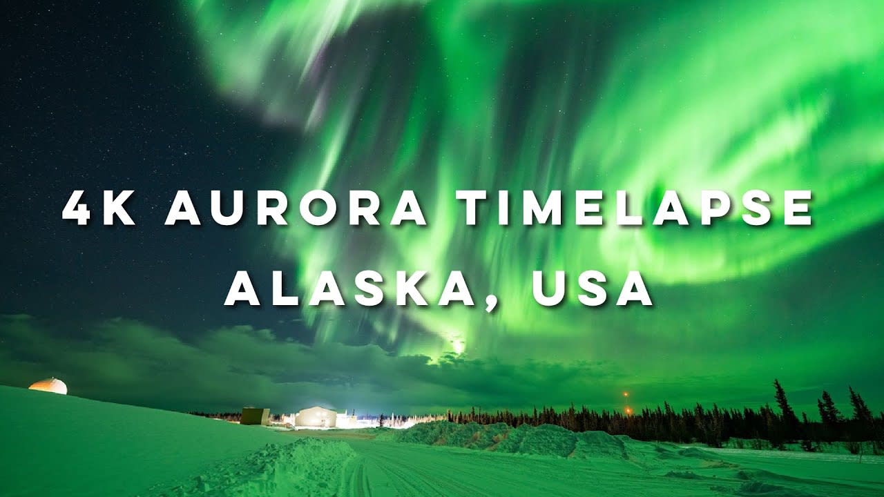 Three weeks and 8000 photos of aurora chasing in Alaska - Timelapse Film