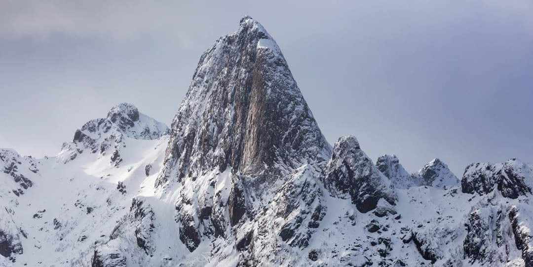 Mountain "reka" at Eidsfjord, Vesterålen