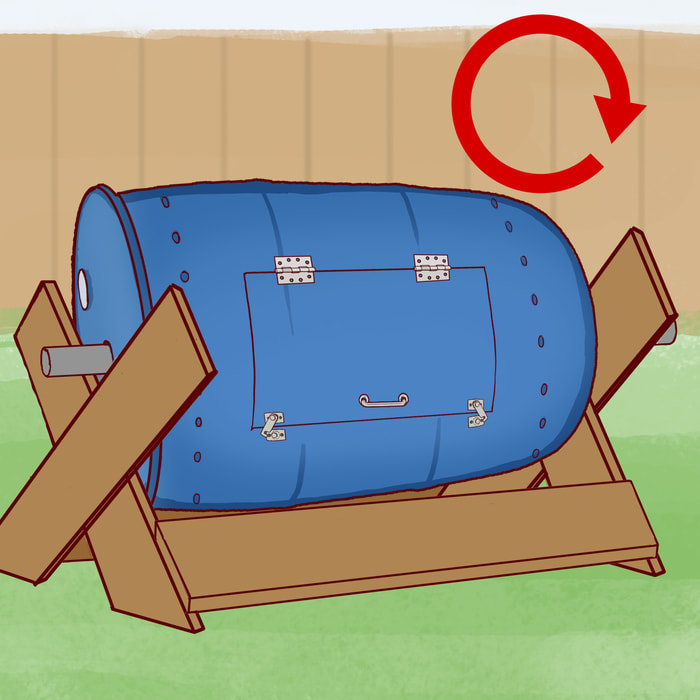 How To Build A Tumbling Composter With Pictures