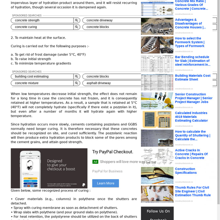 Methods Of Curing Concrete | Why Curing Of Concrete Is Important Methods Of Curing Concrete | Why Curing Of Concrete Is Important