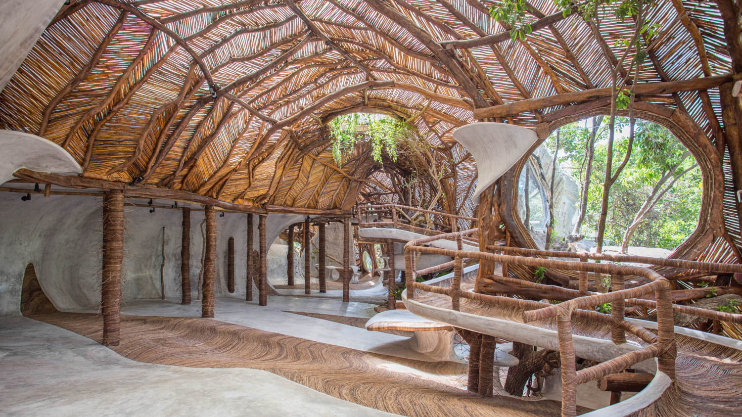 Mix · Step Inside This Stunning, Nature-Inspired Art Gallery in Tulum ...