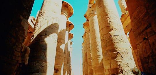 “To construct the Hypostyle Hall, the builders laid down the ...