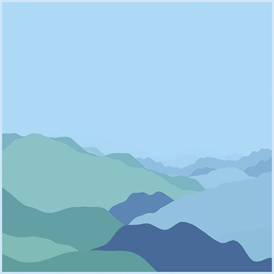 Soft Minimalist Generative Landscapes | GIF Loop by Xponentialdesign[A]