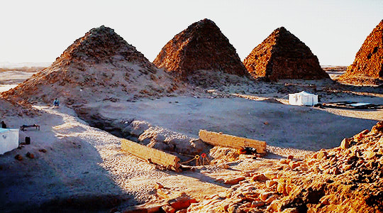 “Nubian pyramids were built by the rulers of the ancient Kushite ...