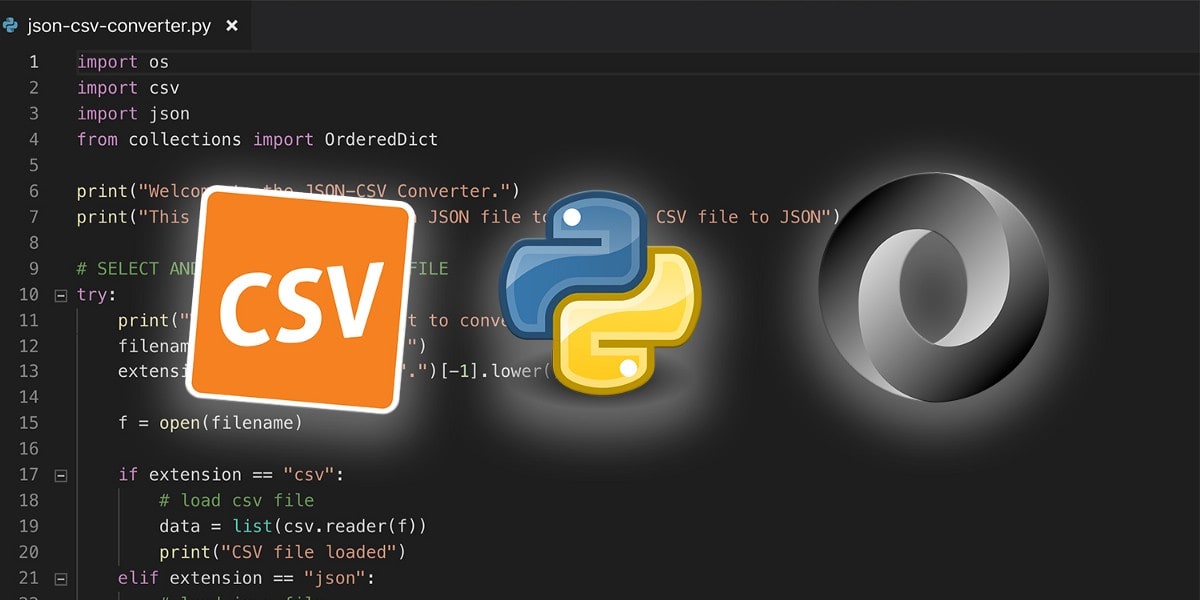 How to Build a Command Line JSON/CSV Converter in Python
