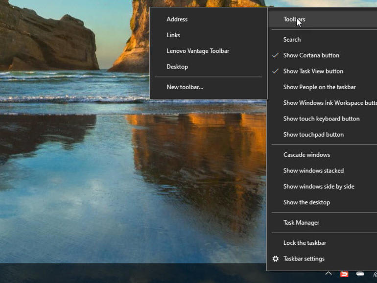How To Create Your Own Toolbar For The Windows Taskbar