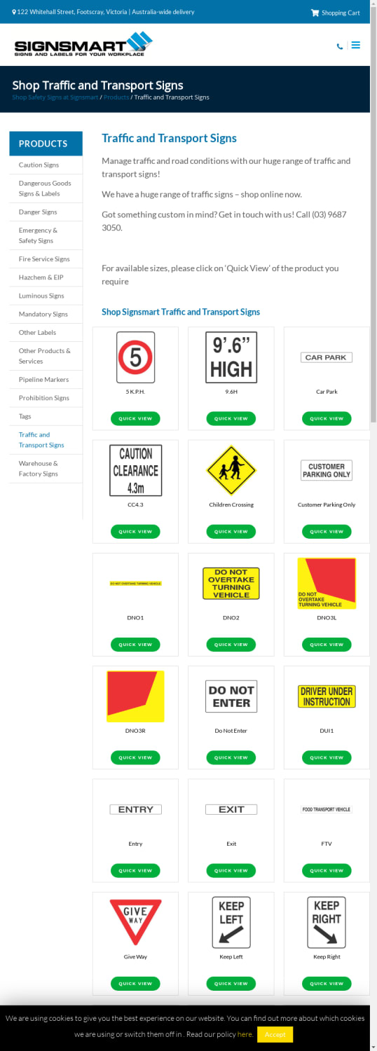 Traffic Signs Australia | Road Safety Signs | Traffic Management Signs
