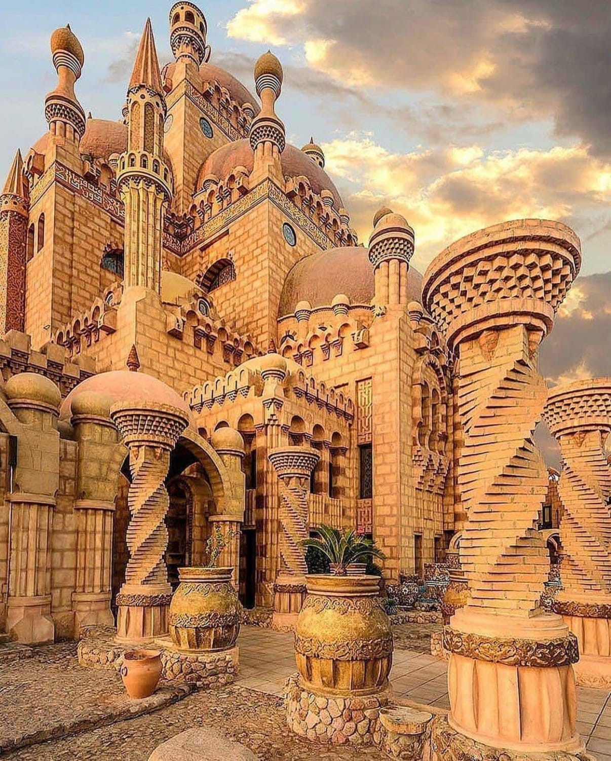 The Al-Sahaba mosque in Sharm El Sheikh, Egypt